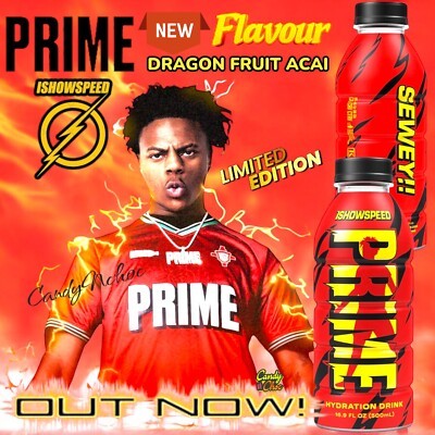 PRIME Hydration Drink (Logan Paul & KSI) x ISHOWSPEED Energy Fitness ...