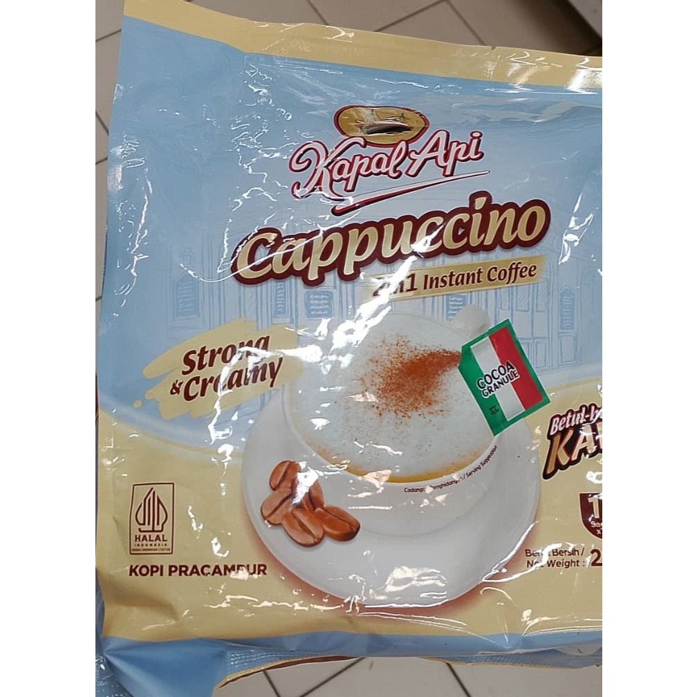 Kapal Api 2 in 1 Instant Coffee Cappucino | Shopee Malaysia