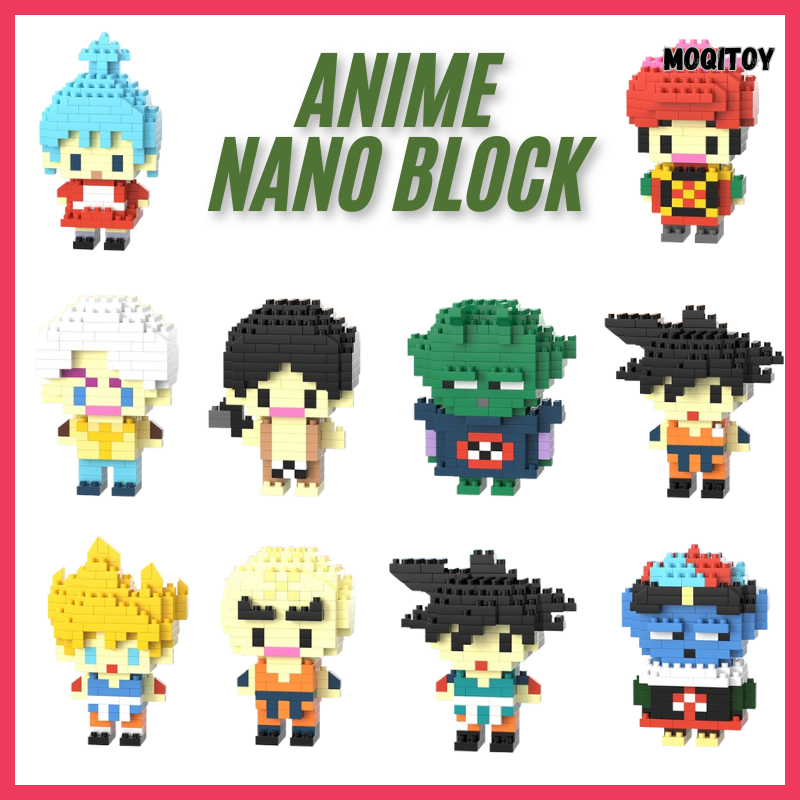DMXC Anime nano brick 10 design Dragon Ball Characters brick building ...