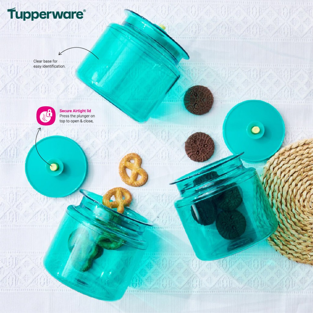 🔥 Counterpart Tupperware Bekas Kuih Raya Tupperware Balang Kuih Raya ...