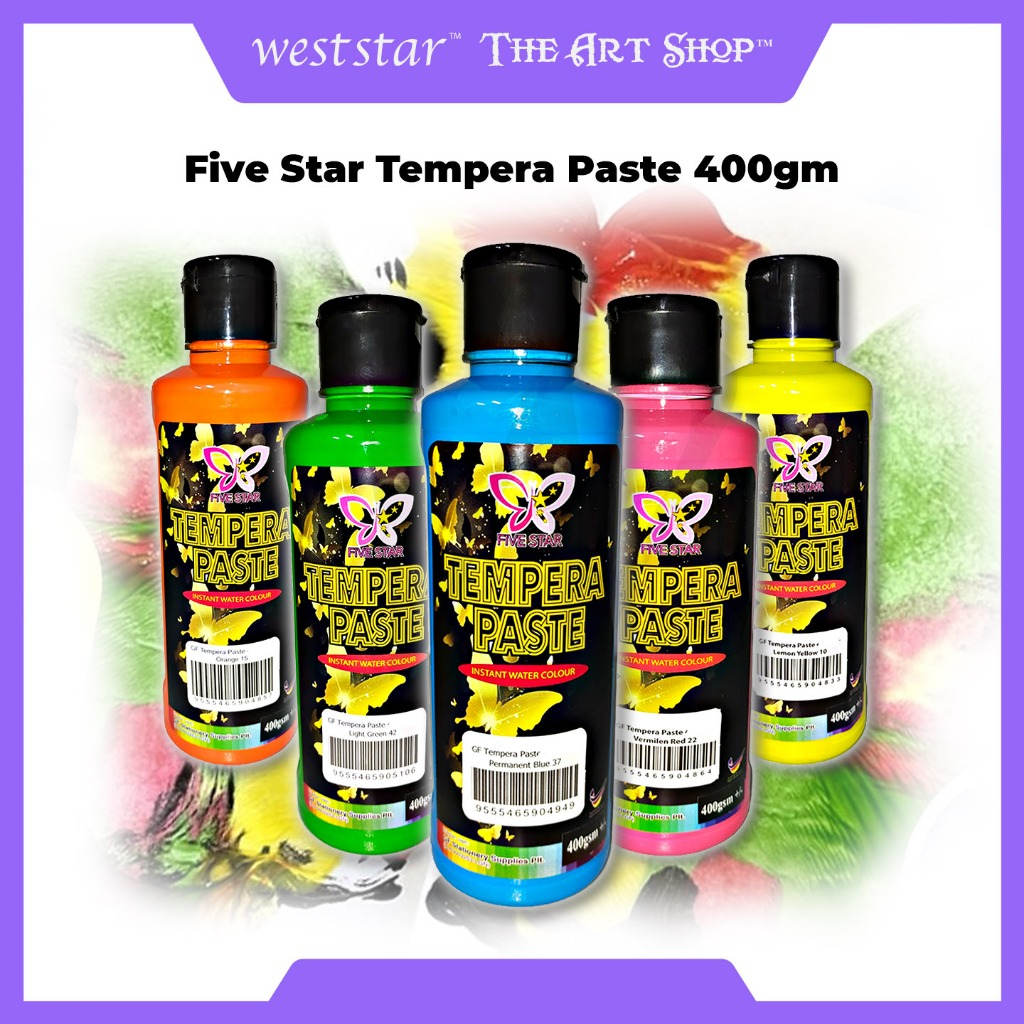 [Weststar The Art Shop] Five Star Tempera Paste 400gm | Shopee Malaysia