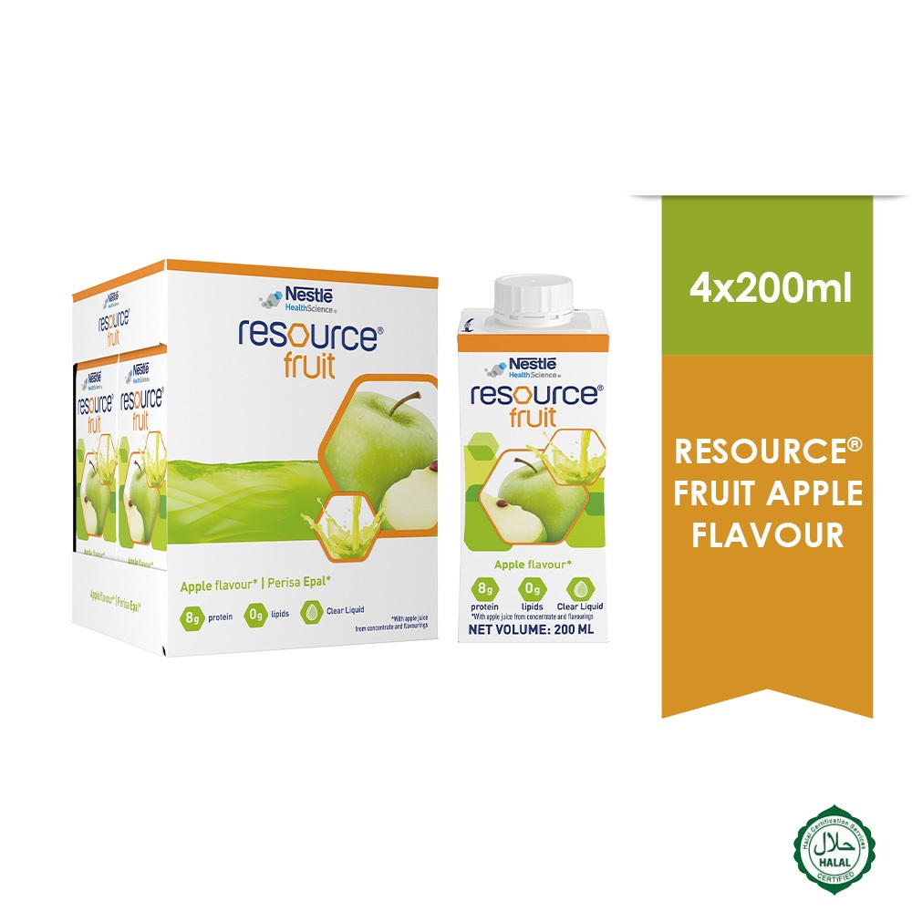 RESOURCE FRUIT Apple Flavour (4 x 200ml) | Shopee Malaysia