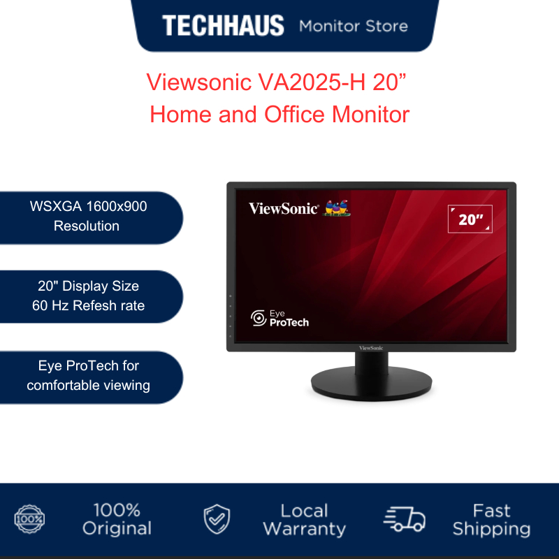 Viewsonic VA2025-H 20” Home and Office Monitor (2 Years Warranty) | Shopee Malaysia