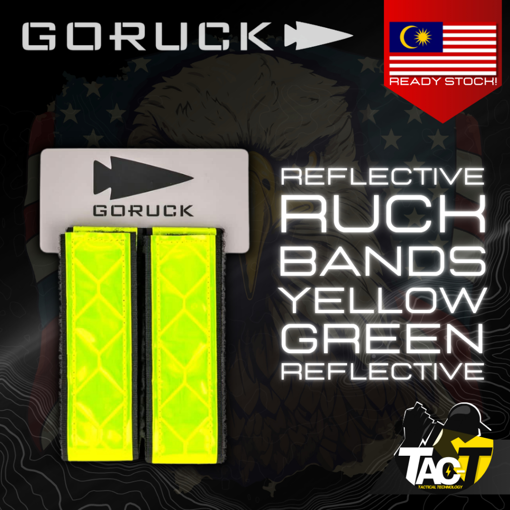 GORUCK Reflective Ruck Bands - Yellow Green Reflective - Original ...
