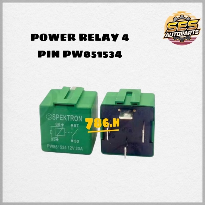 PROTON POWER RELAY ( GREEN ) 12V 30A PW851534 | Shopee Malaysia
