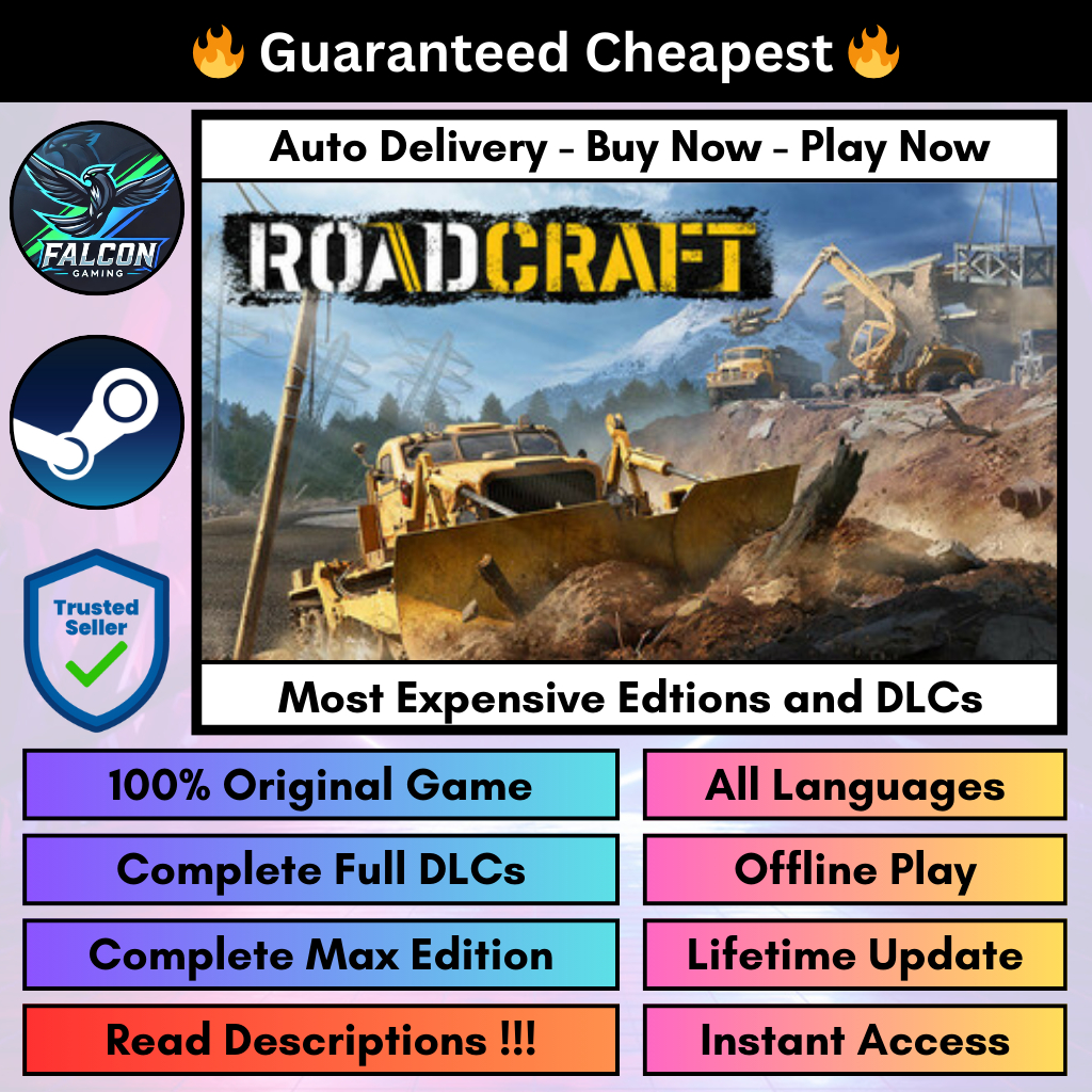 RoadCraft Steam [Auto Delivery] [Full DLC] [Steam Offline] Falcon PC ...