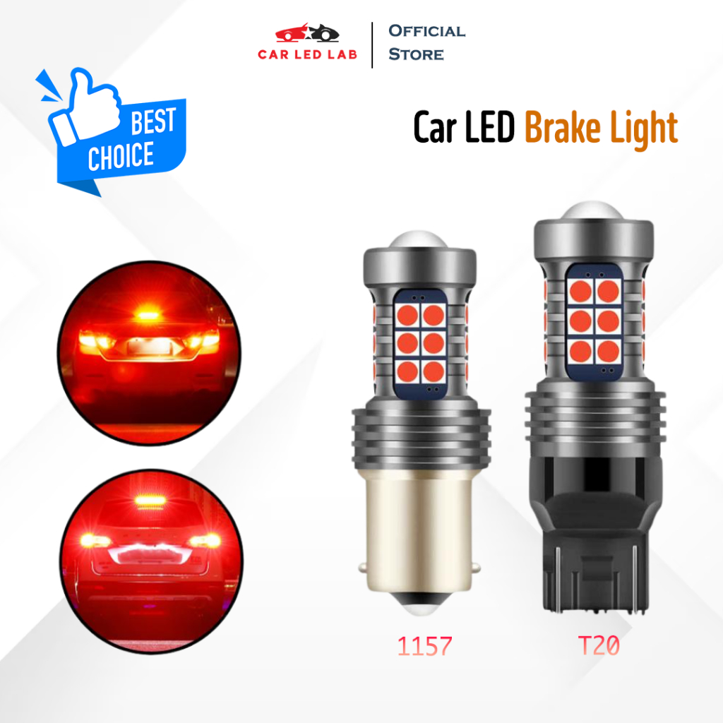 1PCS Car LED Brake Light Bulb 1157/P21-5W T20/7443/W21-5W Tail Light ...