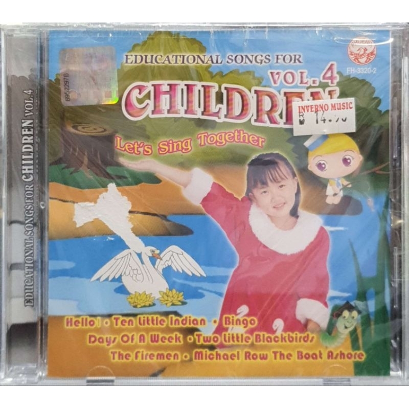 Educational Songs Children For Vol.4 (CD) | Shopee Malaysia