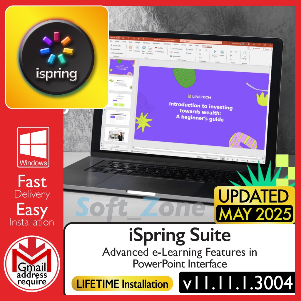 iSpring Suite 11.11.1 - Advanced E-Learning Features in PowerPoint Interface | Windows ...