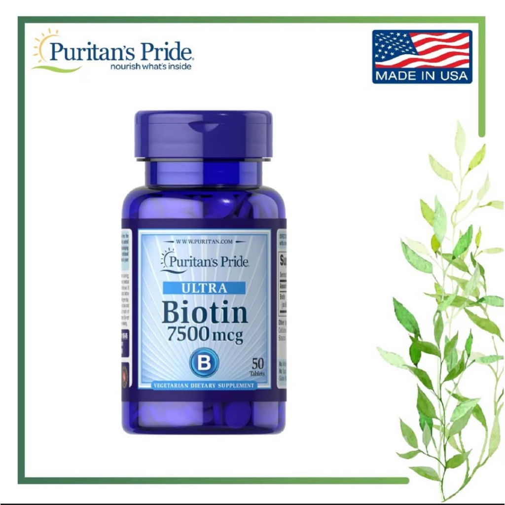 [Puritan's Pride] Biotin (Supports healthy hair, skin and nail ...