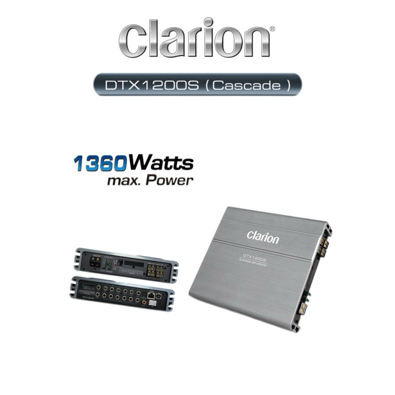 Clarion ORIGINAL JAPAN DTX1200S–12 Channel CAR DSP Amplifier OTG ...