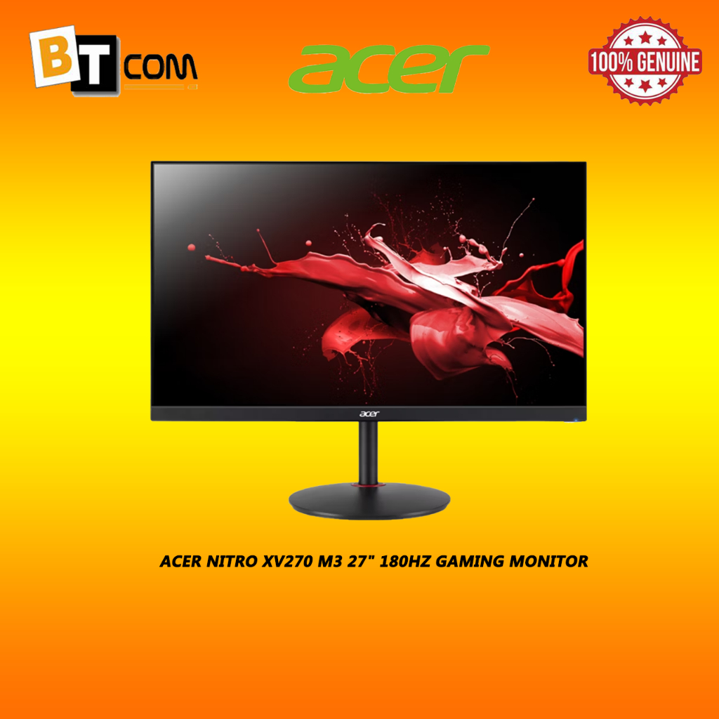 Acer Nitro XV270 M3 27" 180hz Gaming Monitor UM.HX0SM.301 | Shopee Malaysia