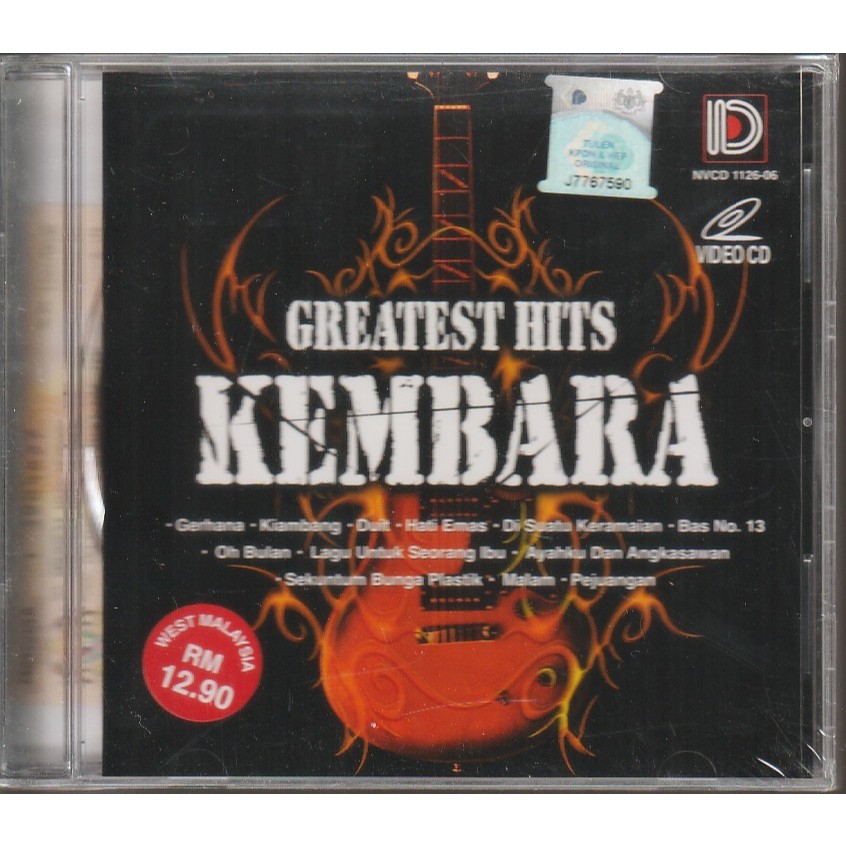 VCD GREATEST HITS : KEMBARA [ ORIGINAL COVER VERSION VCD ] | Shopee ...