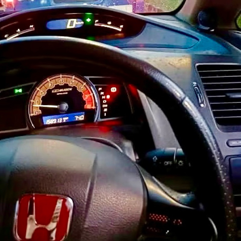 CIVIC FD 2006-2012 CUSTOM CLUSTER METER PANEL (RPM ONLY) RPM 8K ...