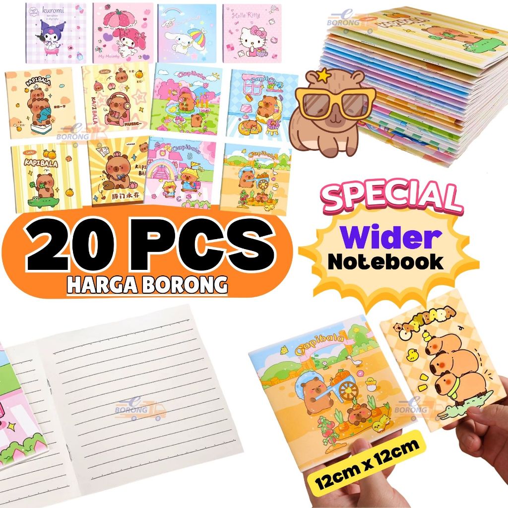 BORONG【20pcs】Buku Nota Notebook Kids Mini Note Book Goodies Birthday ...
