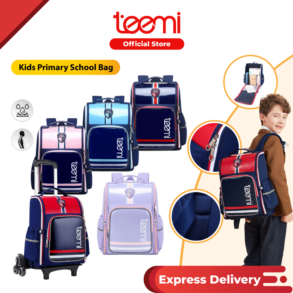 TEEMI PRIME ULite 39cm Umur 6-9 Beg Sekolah Rendah Kids Orthopedic ...