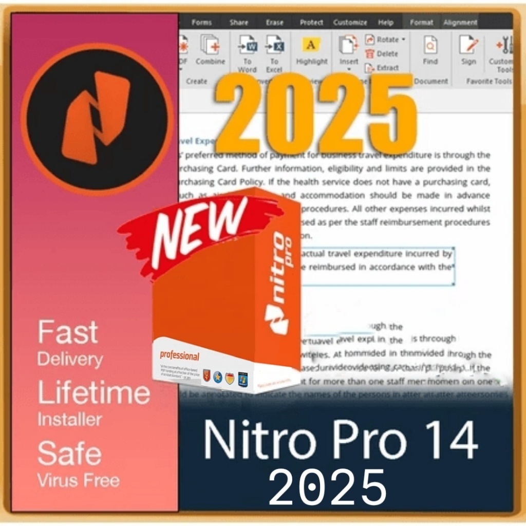 Nitro Pro For Windows (Latest 2025) + License Key | Shopee Malaysia