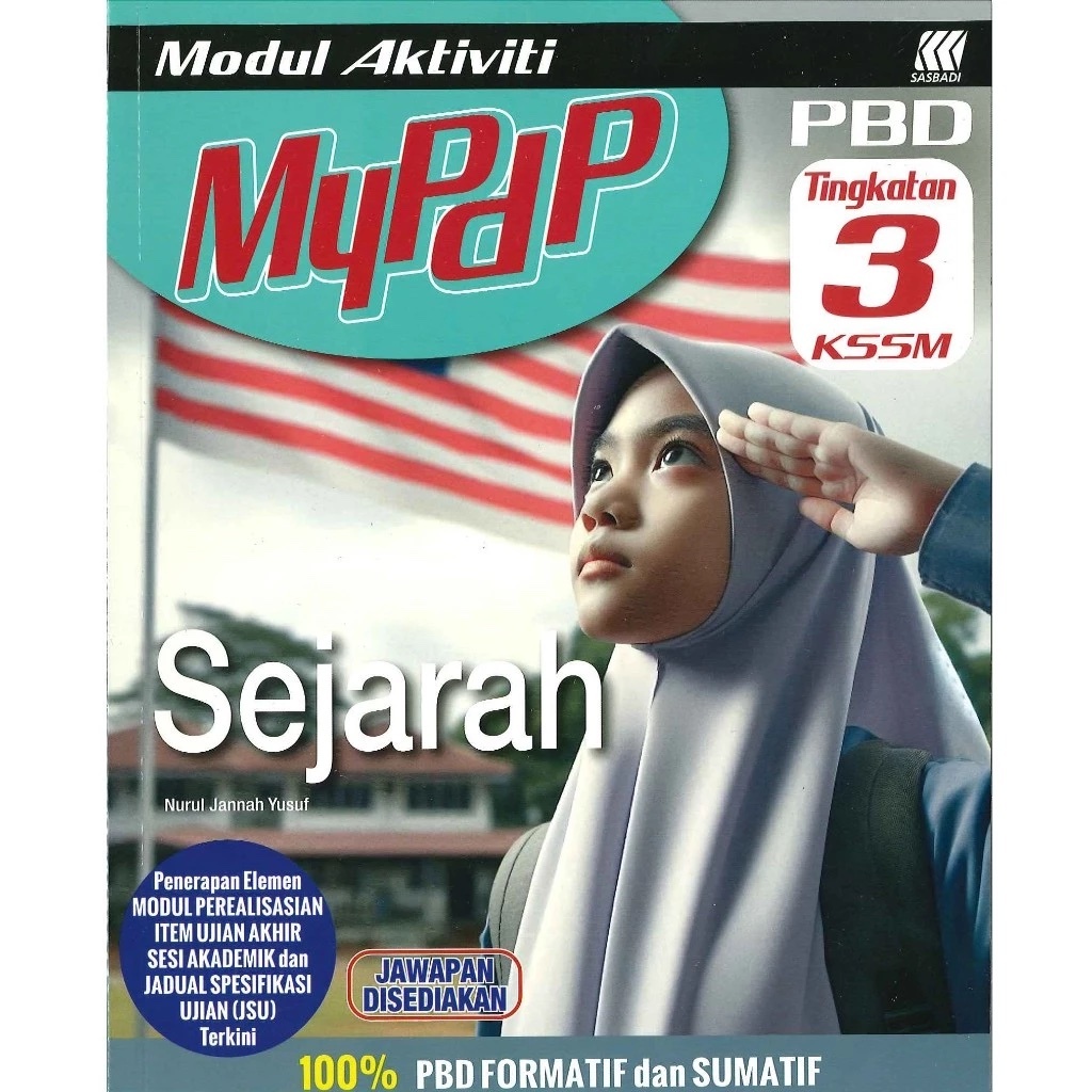 Sasbadi: Modul Aktiviti MyPdP: Sejarah: Tingkatan 3: BK25MSE3: 9789837742437 | Shopee Malaysia