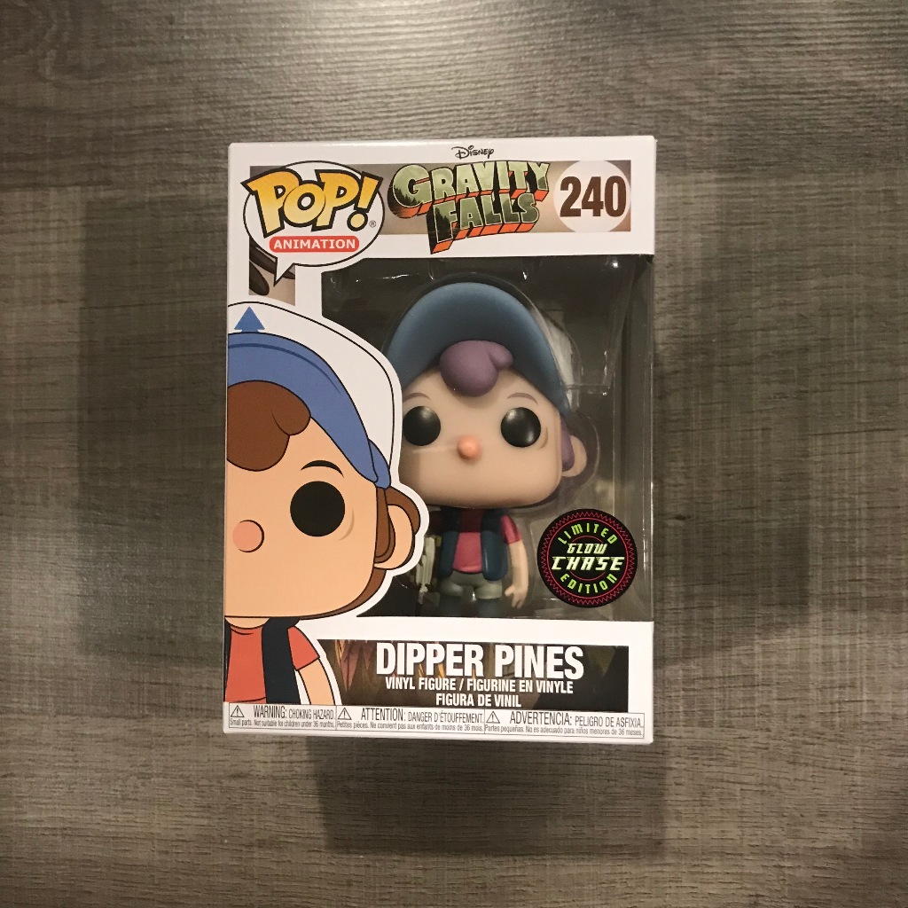 Funko Pop Animation Gravity Falls GITD Dipper Pines #240 Chase | Shopee ...