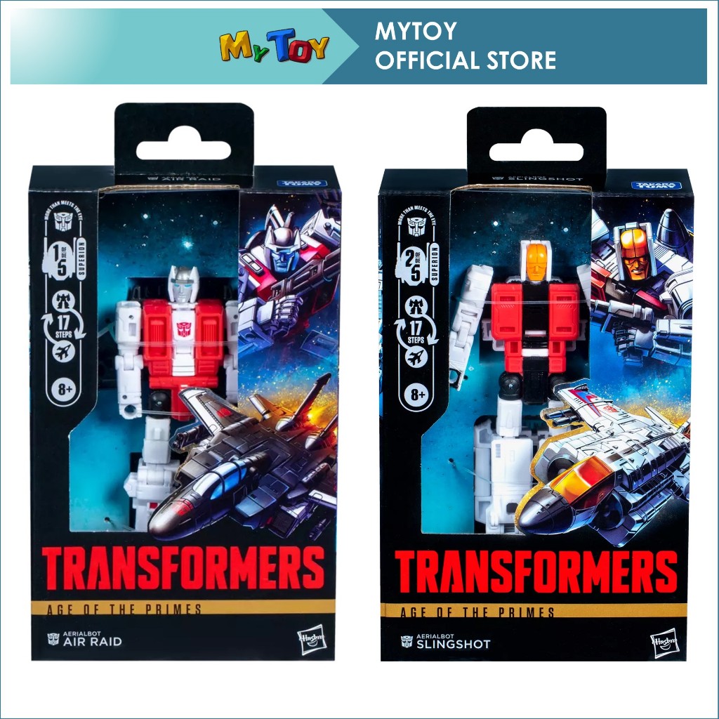 Hasbro Transformers Age of the Primes Deluxe Class Aerialbot Air Raid ...