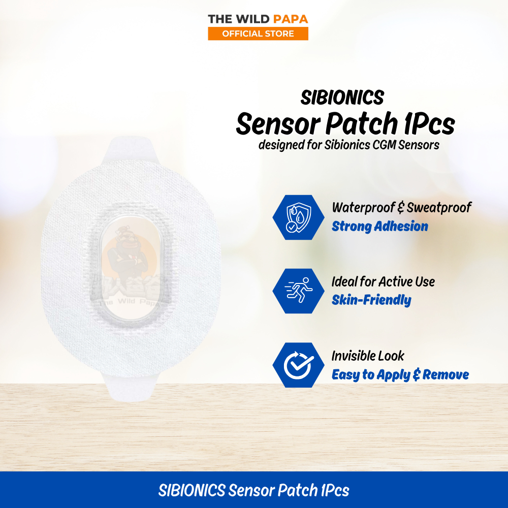 SIBIONICS Original Sensor Patch Designed for GS1 CGM Waterproof Strong ...