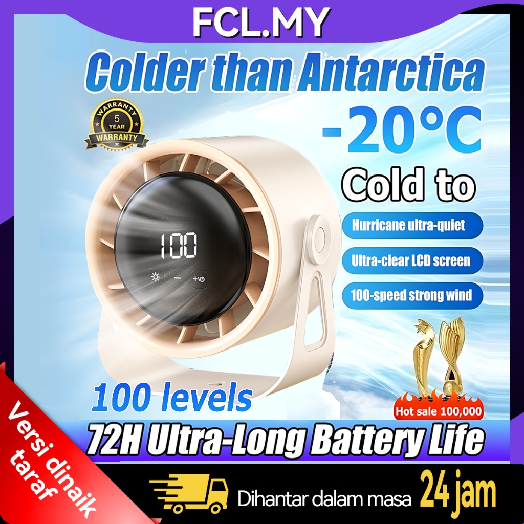 50000mAh Table Fan 100-Speed 360° Silent Desk Fan for Office/Home Fast ...