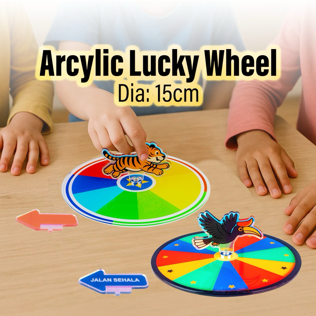 Wheel Acrylic (15cm Diameter) Roda impian | Malayan Tiger | Hornbill ...
