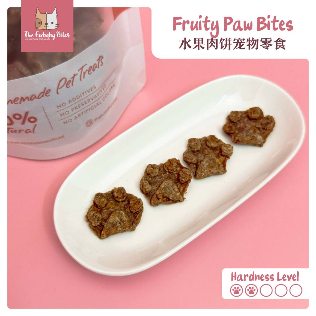 【THE FURBABY BITES】Fruity Paw Bites \ 水果肉饼宠物零食 \ Homemade Dehydrated ...