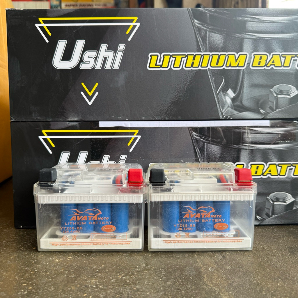 AVATA YTZ5S-BS BY USHI LITHIUM BATTERY YTZ4 YTZ5 Y15ZR EX5 WAVE125 FAST ...