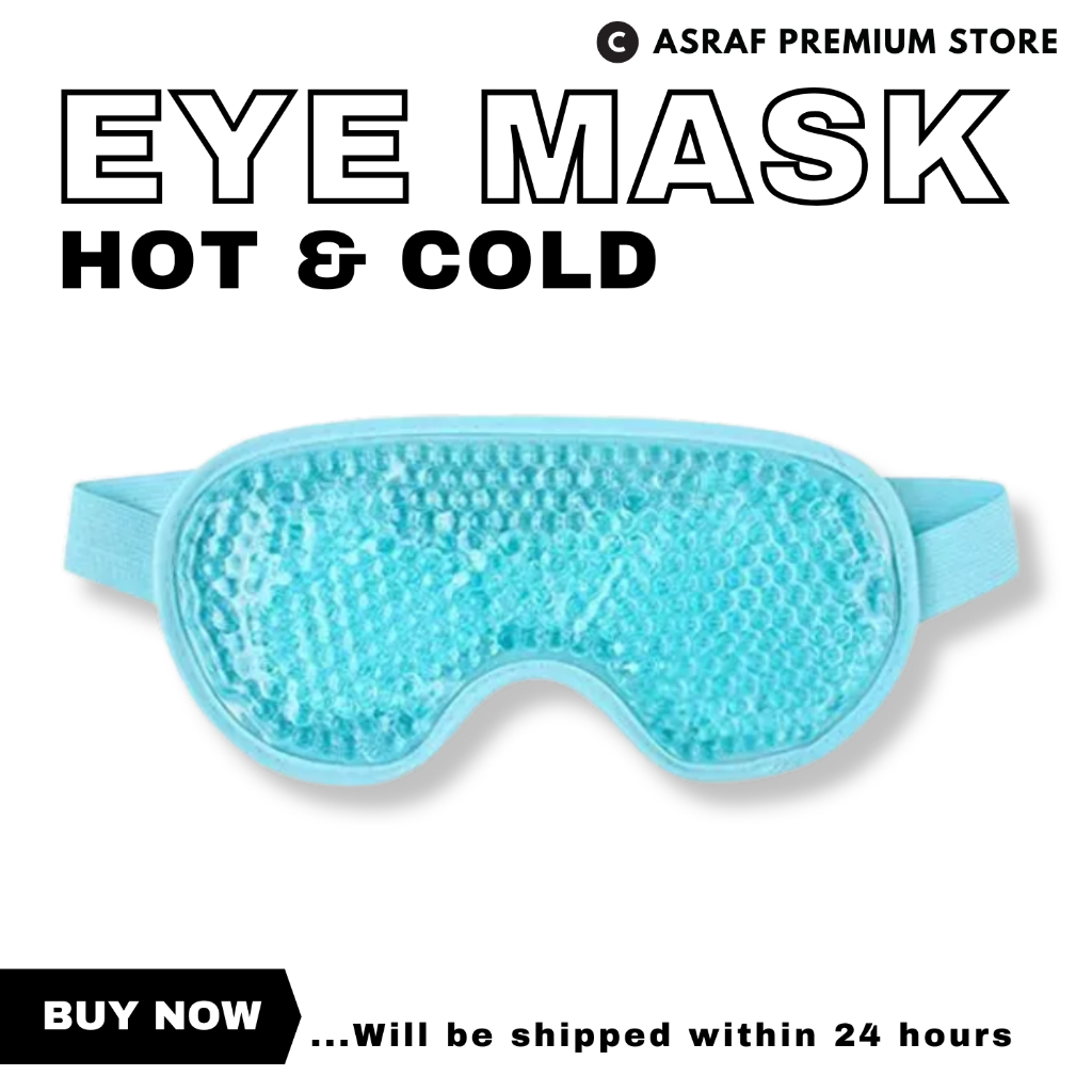 [Post 24H] Gel Eye Mask, Cooling Eye Mask Gel Bead, Reusable Hot Cold ...