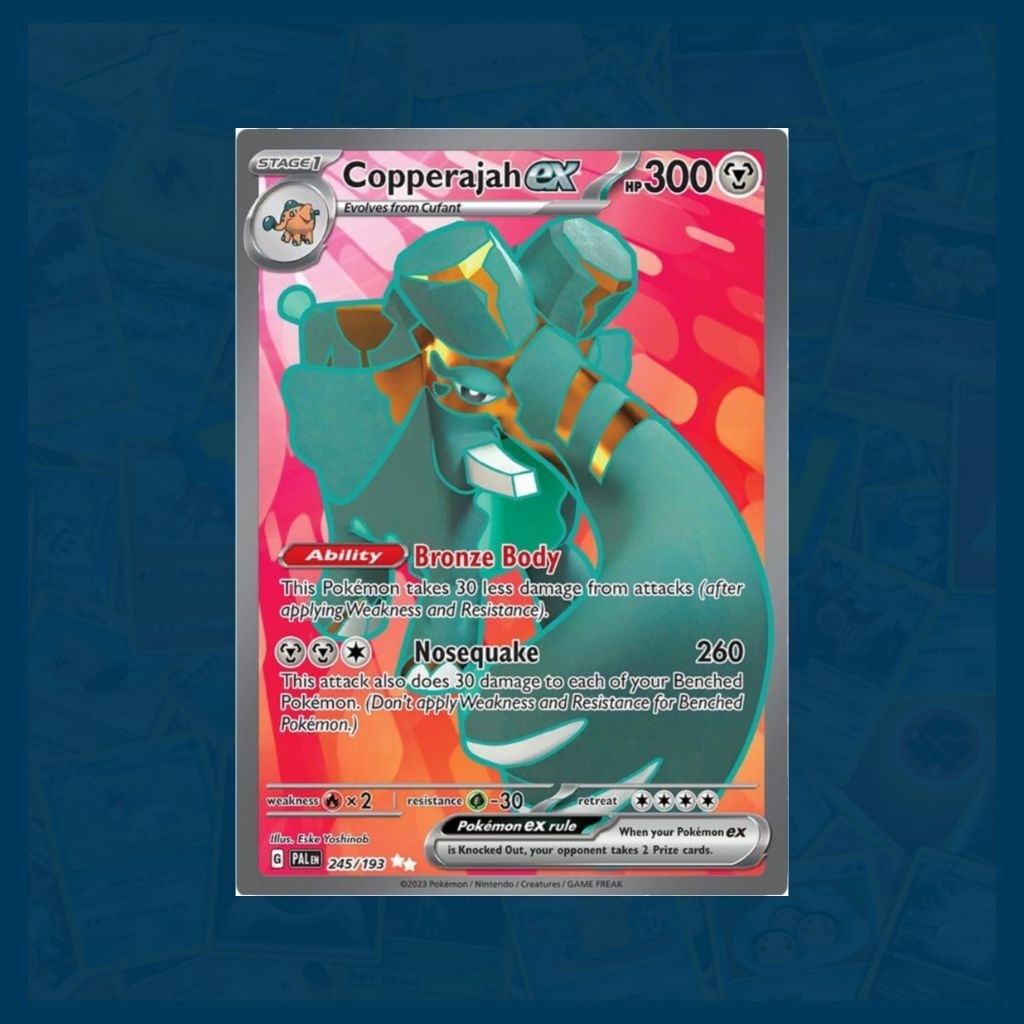 Copperajah Ex (245/193) Full Art | Paldea Evolved | Pokemon TCG Card ...