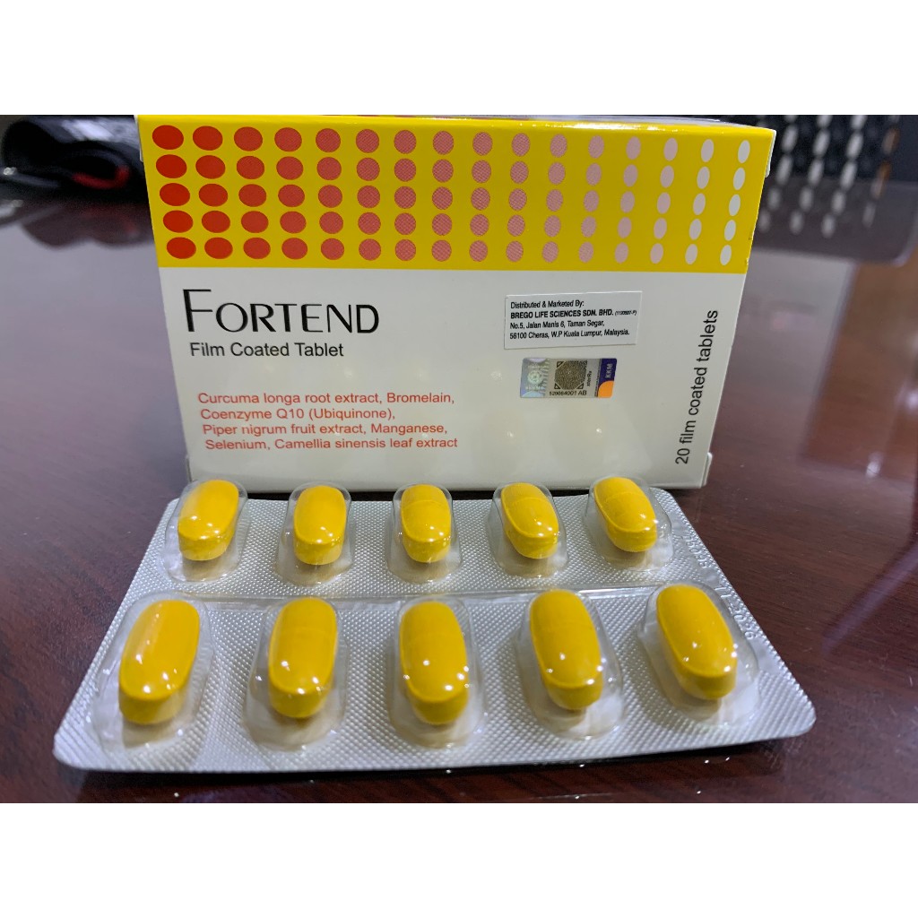 Fortend Film Coated 10s 1 strip | Shopee Malaysia