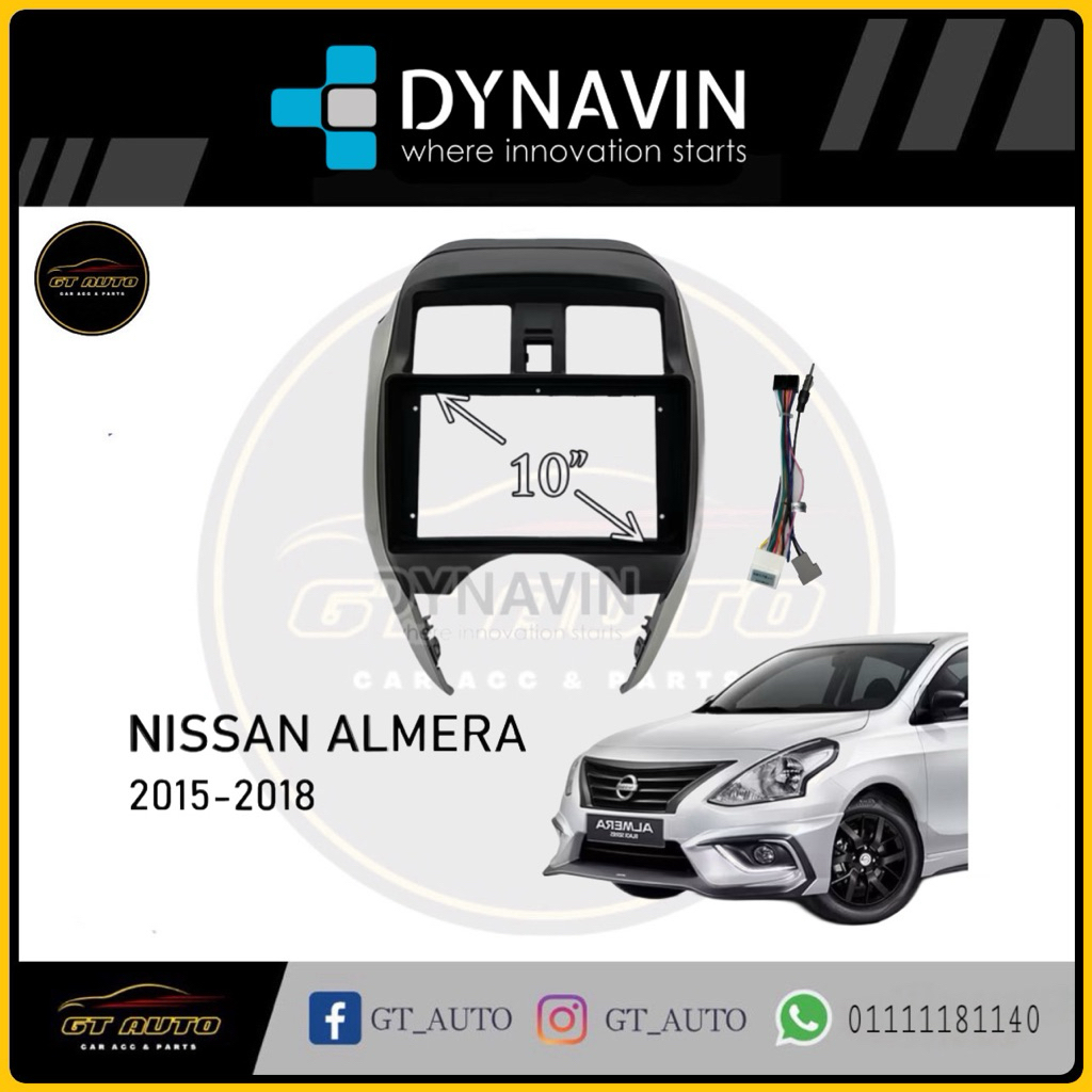 NISSAN ALMERA 2015-2018 ANDROID PLAYER CASING 10 INCH MATTLE BLACK WITH ...