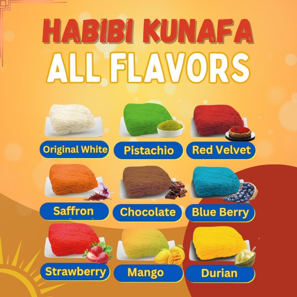 Kunafa Dough 500g - 1kg all flavors By Habibi KunafaReady Stock | Shopee Malaysia