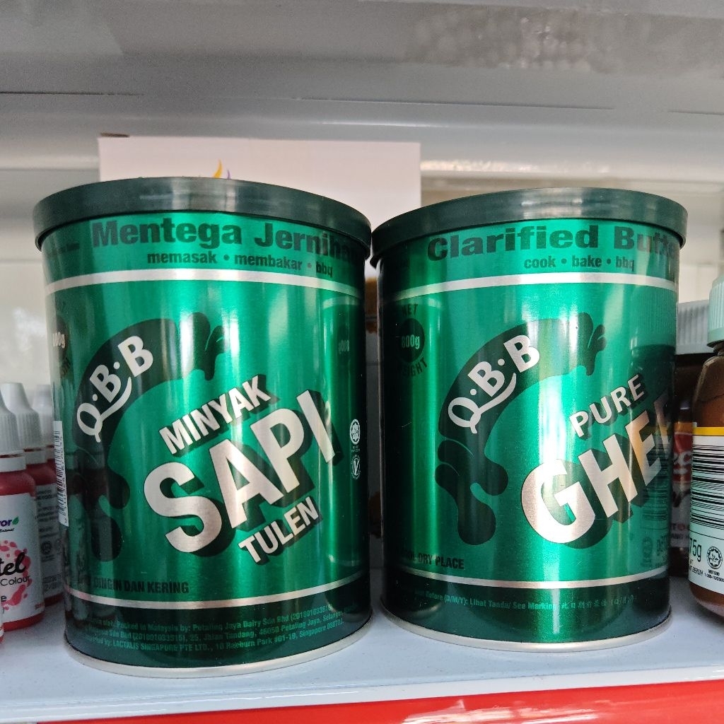 QBB GHEE Minyak Sapi Tulen QBB 150G / 800g Pure Ghee纯黄油 Mentega German Claritied Butter | Shopee ...