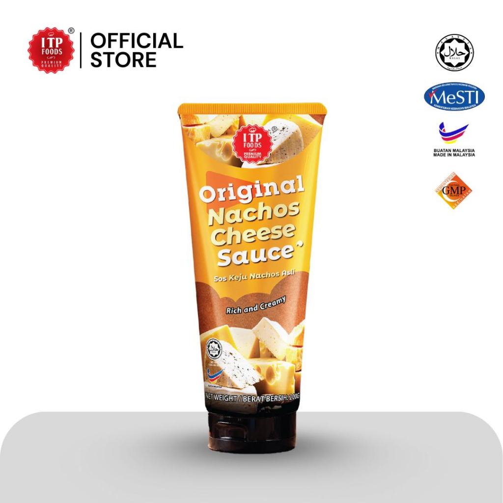Sos Keju Nachos Asli ITP Squeeze Tube 200g (Halal) / ITP Squeeze Tube ...