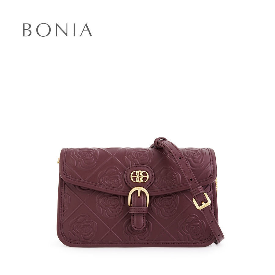 Bonia Magenta Purple Rois Small Sling Bag | Beg silang | Shopee Malaysia