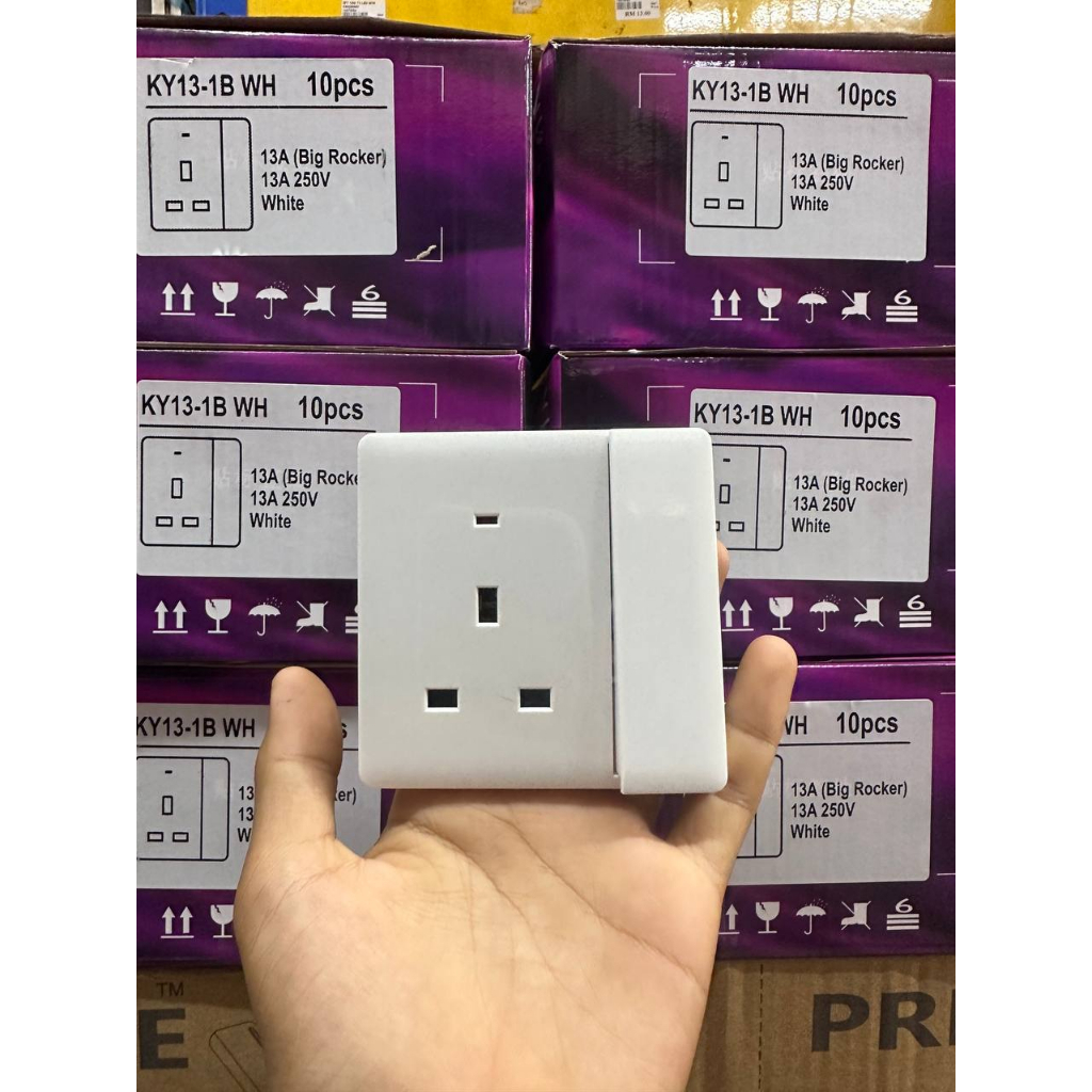 Switch| IMITOS BIG ROCKER SWITCH SOCKET WITH SIRIM APPROVAL | Shopee ...