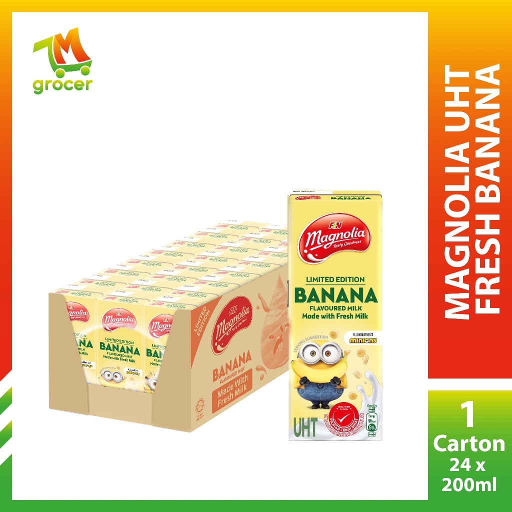 MAGNOLIA UHT Pisang Segar 200MLx6x4 | Shopee Malaysia