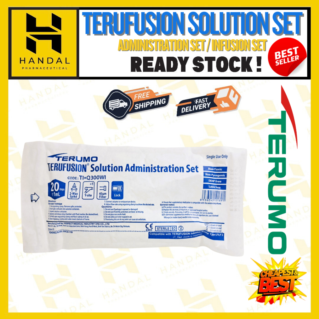 Terumo Terufusion Solution Administration Set / Infusion Set | Shopee ...