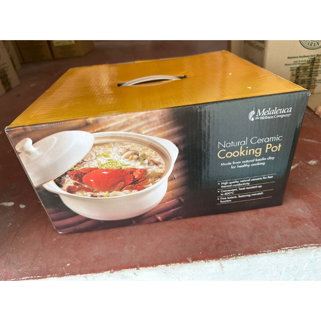 Melaleuca Ceramic Cooking Pot- Internal Diameter-26cm x H11cm(3.5L ...