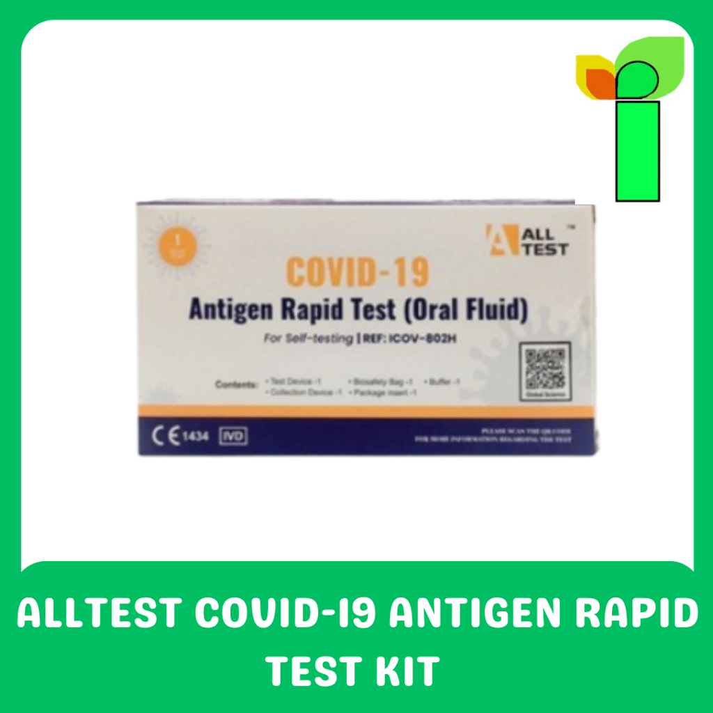 ALLTEST COVID-19 ANTIGEN RAPID TEST KIT (ORAL FLUID) | Shopee Malaysia