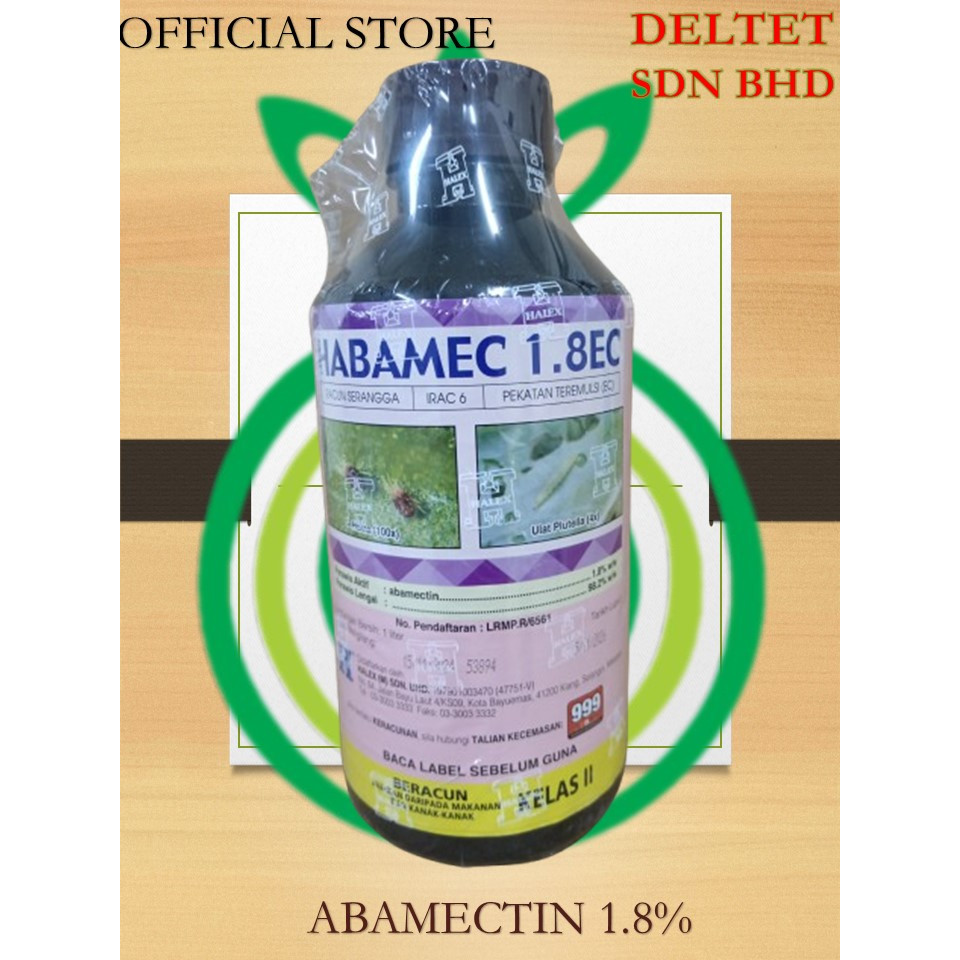[1L] HABAMEC 1.8EC - Abamectin 1.8% EC 黑药水 / (Abinsec/Vegegard/Kenmec ...