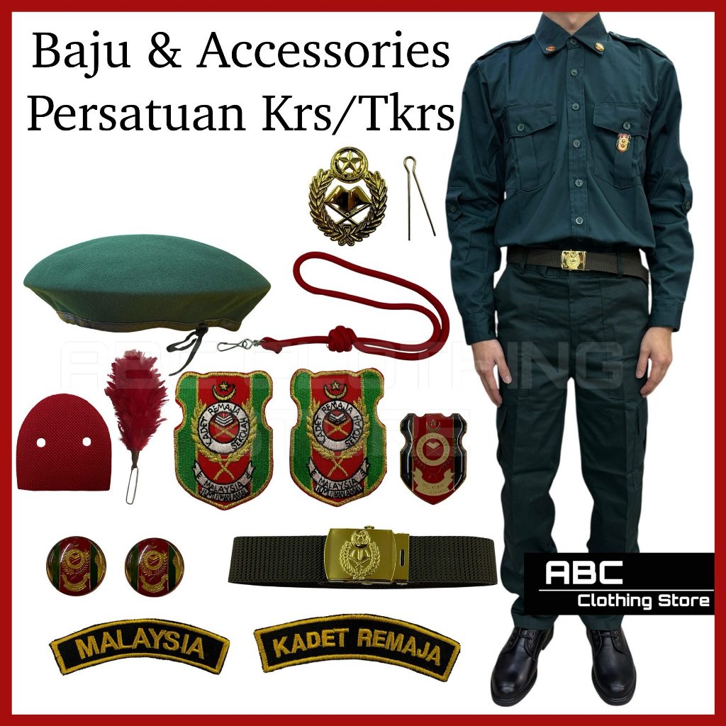 Baju & Aksesori Persatuan TKRS/ KRS/ UNIFORM KADET REMAJA SEKOLAH ...