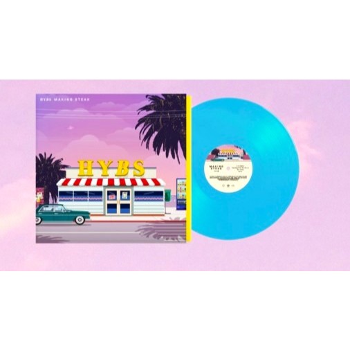 HYBS - Making Steak ( Transparent Blue / Orange Vinyl / LP + Poster ...