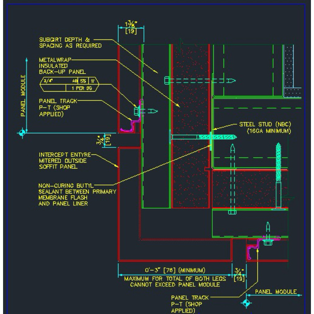 Bundle of Metal Cladding & Wall Cladding Connections Drawings Autocad ...