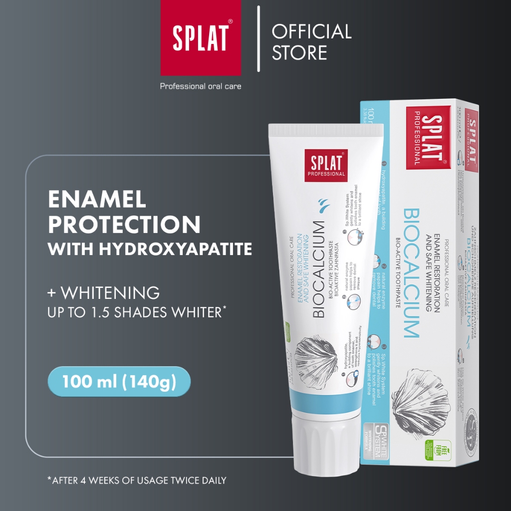 SPLAT Professional Biocalcium Whitening Toothpaste For Sensitive Teeth ...