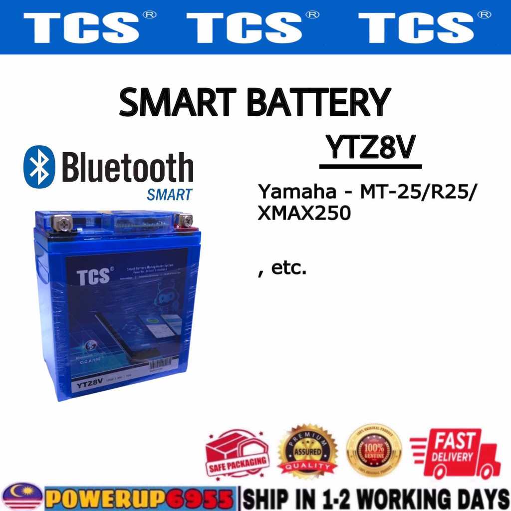 YTZ8V YTZ8 BTX7 TCS SMART BATTERY BLUETOOTH SYSTEM R25 XMAX 250 MT25 ...