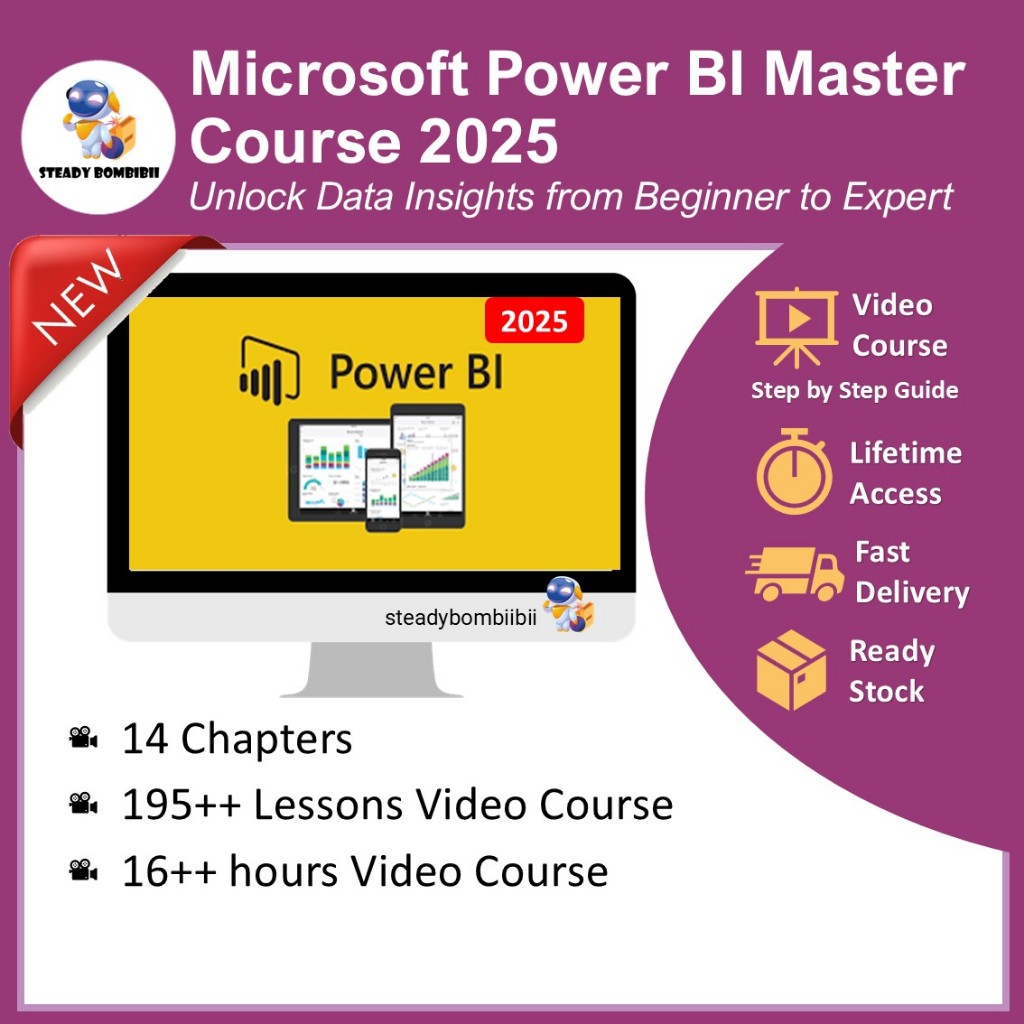 [Video Course] Microsoft Power BI Master Course 2025: Data Insights ...