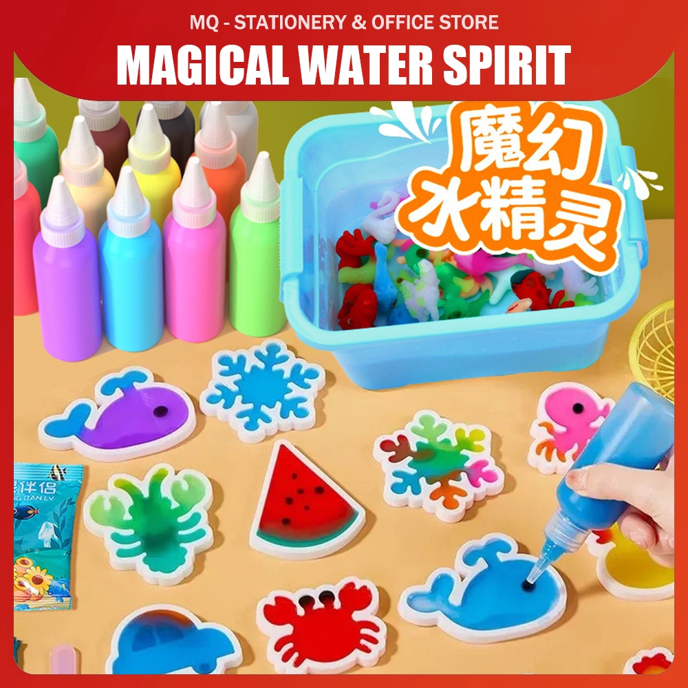 DIY Magic Water Elf Set Kids Handmade Slime Ocean Toys Art Craft ...